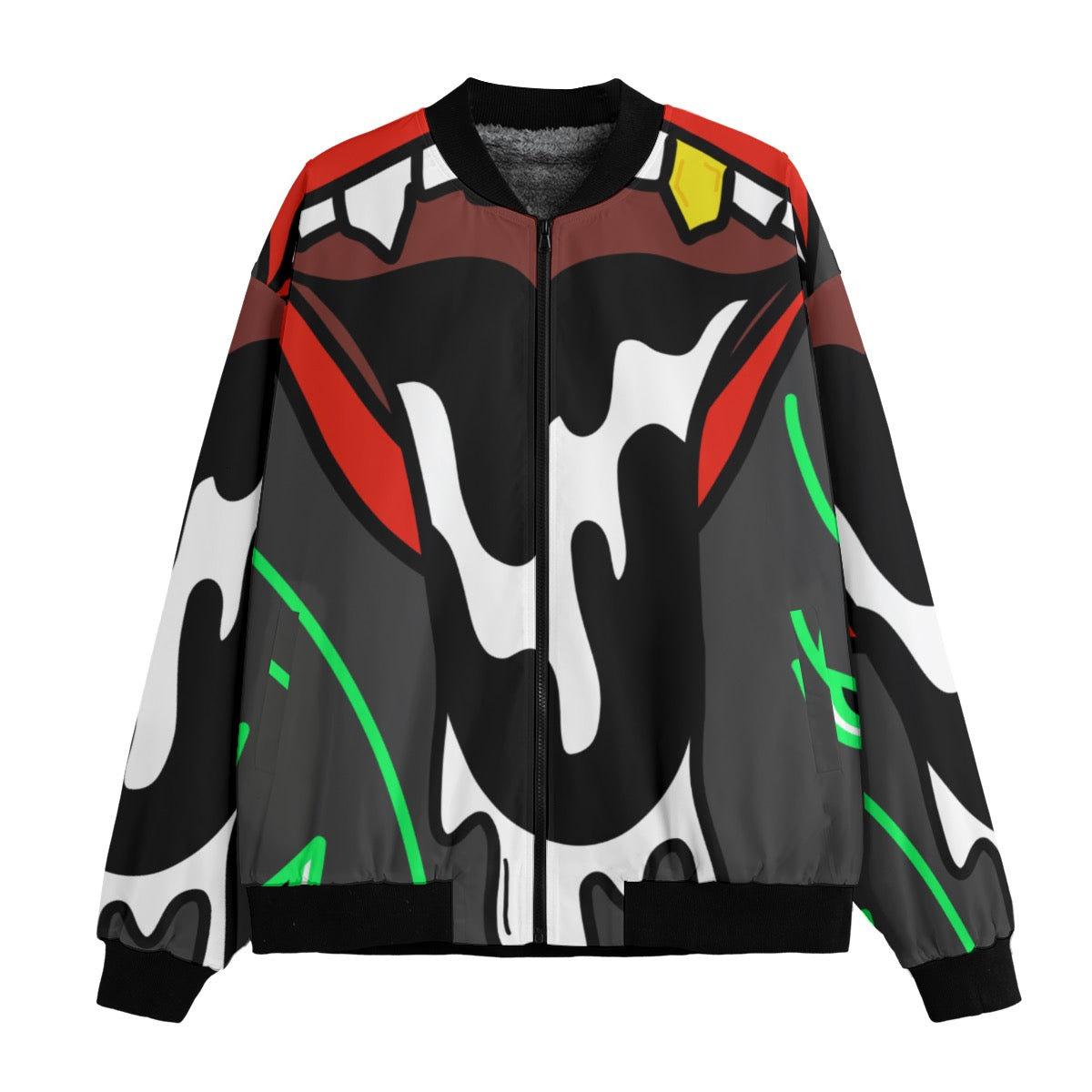 Swalloween Fleece Bomber Jacket – Sacred Gem & Tree